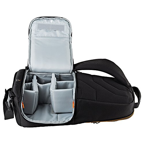 Lowepro LP36899PWW Slingshot Edge 250 AW - A Secure, Slim, Smart and Protective Sling for a Compact DSLR or DJI Mavic Pro/Mavic Pro Platinum,Black,9.06 x 4.72 x 8.27 in