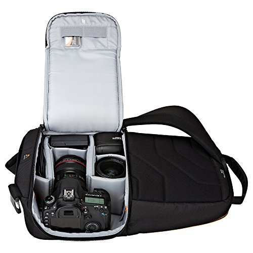 Lowepro LP36899PWW Slingshot Edge 250 AW - A Secure, Slim, Smart and Protective Sling for a Compact DSLR or DJI Mavic Pro/Mavic Pro Platinum,Black,9.06 x 4.72 x 8.27 in