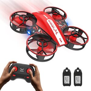 neheme nh330 mini drones for kids beginners adults, rc small helicopter quadcopter with headless mode, auto hovering, throw to go, 3d flip and 2 batteries, indoor flying toys/gift for boys girls