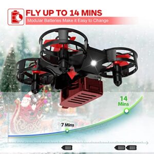 NEHEME NH330 Mini Drones for Kids Beginners Adults, RC Small Helicopter Quadcopter with Headless Mode, Auto Hovering, Throw to Go, 3D Flip and 2 Batteries, Indoor Flying Toys/Gift for Boys Girls