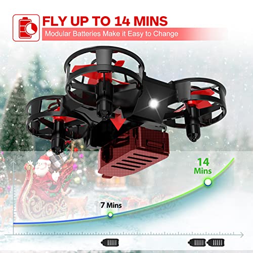 NEHEME NH330 Mini Drones for Kids Beginners Adults, RC Small Helicopter Quadcopter with Headless Mode, Auto Hovering, Throw to Go, 3D Flip and 2 Batteries, Indoor Flying Toys/Gift for Boys Girls