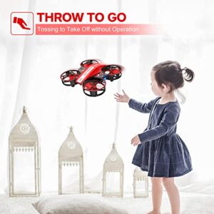 NEHEME NH330 Mini Drones for Kids Beginners Adults, RC Small Helicopter Quadcopter with Headless Mode, Auto Hovering, Throw to Go, 3D Flip and 2 Batteries, Indoor Flying Toys/Gift for Boys Girls