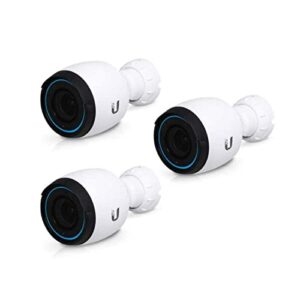 unifi protect 4k uvc-g4-pro 4k ultra hd ip video surveillance system outdoor network bullet camera (3-pack)