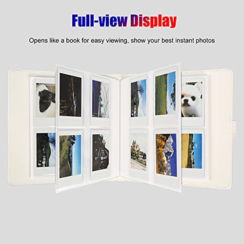 256 Pockets Photo Album for Fujifilm Instax 11 12 9 40 Mini Camera, Polaroid Camera, Photo Album for Fujifilm Instax Mini Evo Liplay 90 8 7+ Instant Camera, Polaroid HP Zink 2x3" Photos (Magic Silver)