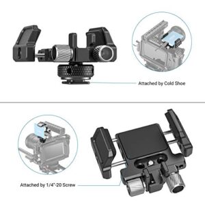 SMALLRIG SSD Mount Bracket SSD Holder for Samsung T5 SSD, for SanDisk SSD, for SanDisk SSD T5, Compatible with SMALLRIG Cage for BMPCC 4K & 6K, for Z Cam E2 & for Sigma fp - BSH2343