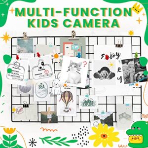 Kids Camera Instant Print,Zero Ink Camera for Kids 1080P HD,Selfie Digital Camera with Print Paper,2.4 Inch Screen Kids Video Camera,Birthday Gift for Boys Girls 3-12