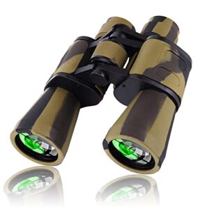 binoculars for adults 20×50 high power military binoculars for adults and kids with low light night vision,compact waterproof bird watching travel hunting stargazing bak-4 prism fmc lens(brown-1