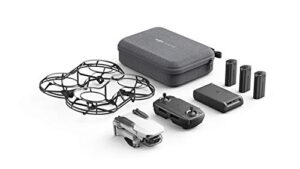 dji mavic mini combo – drone flycam quadcopter uav with 2.7k camera 3-axis gimbal gps 30min flight time, less than 0.55lbs, gray