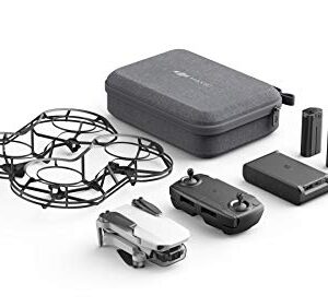 DJI Mavic Mini Combo - Drone FlyCam Quadcopter UAV with 2.7K Camera 3-Axis Gimbal GPS 30min Flight Time, less than 0.55lbs, Gray