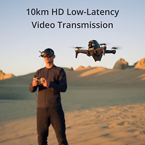 DJI FPV Combo - First-Person View Drone UAV Quadcopter with 4K Camera, S Flight Mode, Super-Wide 150° FOV, HD Low-Latency Transmission, Emergency Brake and Hover, Gray