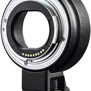 EF-EOS M Lens Adapter Auto-Focus Lens Converter Ring Compatible for Canon EF/EF-S Lens and Canon EOS-M (EF-M Mount) Camera EOS M M2 M3 M5 M6 M10 M50 M100