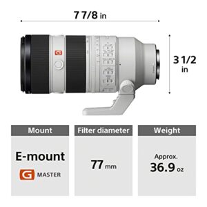 Sony FE 70-200mm F2.8 GM OSS II Full-Frame Constant-Aperture telephoto Zoom G Master Lens (SEL70200GM2)