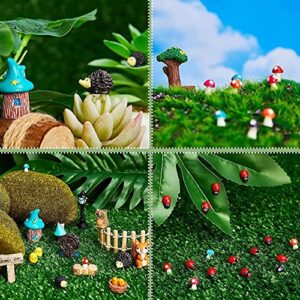 HYG Miniature Fairy Garden Accessories, Including Fairy Garden Animals, Mini Garden Houses and DIY Fairy Garden