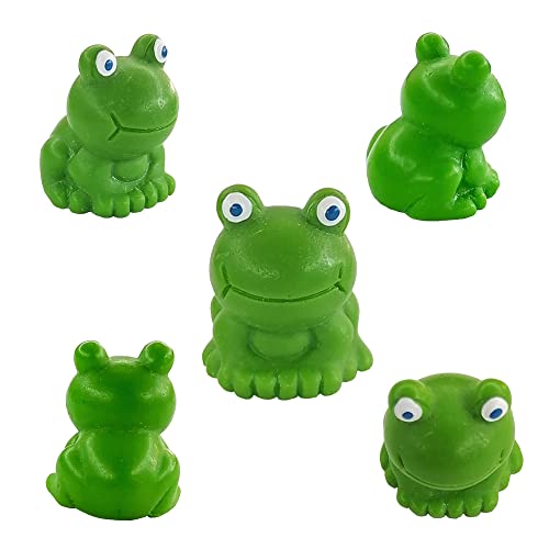 JKanruh 30 Pcs Mini Animals Miniature Resin Frogs,Cute Frogs Fairy Garden Moss Landscape Ornaments for Outdoor Decoration,Home Décor …