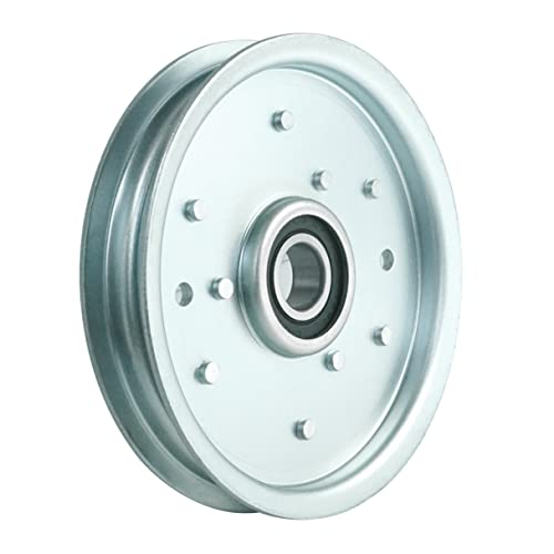 q&p Outdoor Power Idler Pulley Replace John Deere Part AM121108 Compatible with Sabre Models 1438 1538 1742 and 15.542 Scotts Models S1642 and S1742