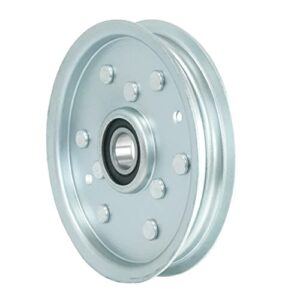 q&p Outdoor Power Idler Pulley Replace John Deere Part AM121108 Compatible with Sabre Models 1438 1538 1742 and 15.542 Scotts Models S1642 and S1742