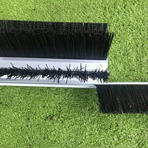 Sweeper Broom, Outdoor Hand Held Broom, Handheld Sweeper, 2 Stroke 43cc 1.7 Horsepower Engine Sweeper for Cleaning Snow Driveway Grass Lawn Garden Sweeper Cleaner Tools