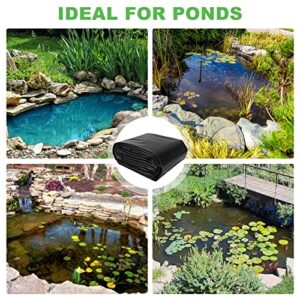 ACTREY 10 x 13 Feet 15.6 Mil HDPE Pond Liner Pond Skins for Fish Pond Liners for Waterfall, Pond and Fish Ponds and Water Gardens