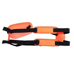 fdit double shoulder trimmer shoulder strap harness garden brush cutter lawn mower nylon belt fit for brush cutter trimmer kit