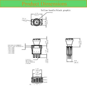 Jeenda PTO Switch 430-073 430073 6271-302 AM127393 LVA21438 AM124140 for JohnDeere 425 445 455 G100 LX289 LT190 LX288 Sabre 2048HV Scotts S2554