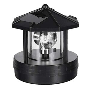 smoke towers led durable garden rotatable outdoor solar light decorative