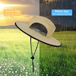 Mosquito Head Net Hat, Mosquito Cap with Net Face Cover,Foldable Fishing Hat with Removable Mosquito Netting for Fishing Hiking Beekeeping Gardening Farming(1 Pack,Cream)