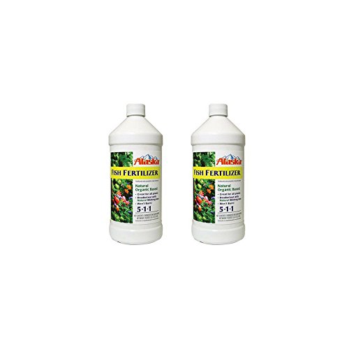 Lilly Miller Alaska Fish Fertilizer 5-1-1 Concentrate 1 Quart (2-Pack)