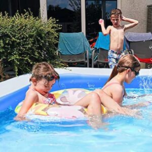 Inflatable Swimming Pools 120" X 72" X 22"Full Size Splashing Pool for Adults, Kids, Toddlers, Blow up Paddling Pool for Indoor,Outdoor, Garden, Courtyard, Summer Party