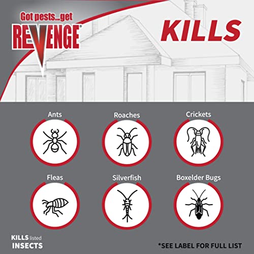 REVENGE Ant Killer Dust, 1 lb. Ready-to-Use Long Lasting and Waterproof Formula for Indoors & Outdoors, Perimeter Treatment