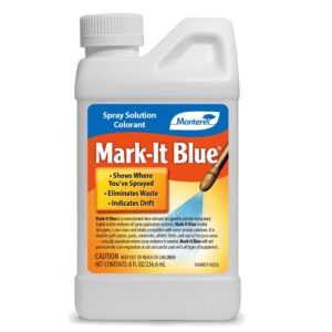 Monterey LG1130 Mark-It Blue Spray Solution Colorant Chemical Marker Dye for Insecticide, Herbicide, and Fungicide, 8 oz