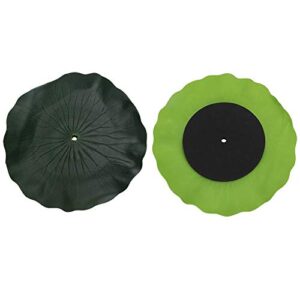 TOPINCN Lotus Leaf Floating Tray for Solar Fountain Pump Portable Floating Tray for Garden Pond Pool Fish Pond