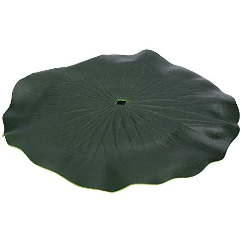 TOPINCN Lotus Leaf Floating Tray for Solar Fountain Pump Portable Floating Tray for Garden Pond Pool Fish Pond