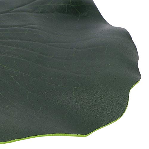 TOPINCN Lotus Leaf Floating Tray for Solar Fountain Pump Portable Floating Tray for Garden Pond Pool Fish Pond