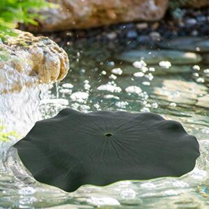 TOPINCN Lotus Leaf Floating Tray for Solar Fountain Pump Portable Floating Tray for Garden Pond Pool Fish Pond