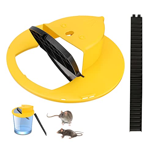 Mouse Trap Flip N Slide Bucket Lid Mouse Trap Humanized Mousetrap Reset Design Balance Mouse Trap Indoor Outdoor Compatible 5 Gallon Bucket (Without Barrel)