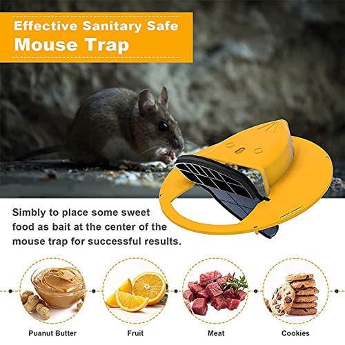 Mouse Trap Flip N Slide Bucket Lid Mouse Trap Humanized Mousetrap Reset Design Balance Mouse Trap Indoor Outdoor Compatible 5 Gallon Bucket (Without Barrel)