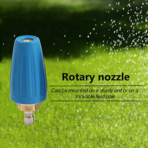 Mojoyce 5000psi High Pressure Cleaning Water Spray Nozzle Ceramic Core Garden Rotary Sprinkler System Hose Valve Tools