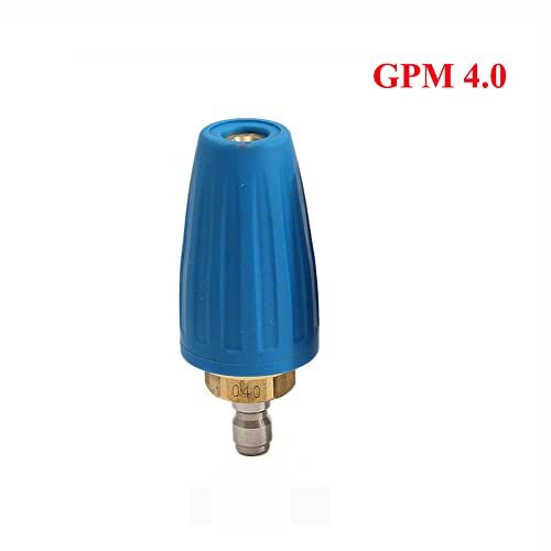 Mojoyce 5000psi High Pressure Cleaning Water Spray Nozzle Ceramic Core Garden Rotary Sprinkler System Hose Valve Tools