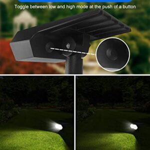 Trongle Solar Landscape Lights, [2 in 1] Bright Solar Spot Lights 2 Pack, IP65 Waterproof Solar Garden Light 6500K Path Light for Yard Garden Patio Driveway Porch Walkway Driveway Pool (Cool White)