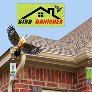 Bird Banisher Woodpecker Deterrent & Bird Scare Device