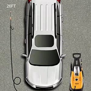 LAND Pressure Washer, Max 3000 PSI Electric Power Washer, Professional Washer Cleaner,1800W High Pressure Washer with 6 Hose Nozzles Suitable for Cleaning Cars, Gardens, Fences and Outdoor Floors