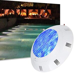 LED Pool Light, IP68 Waterproof Underwater Light, 72W 360LED RGB Pool Light with Remote Control for Swimming Pool, Rockery, Aquarium, Garden, Fountain(AC12V)