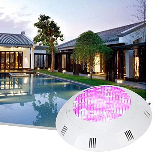 LED Pool Light, IP68 Waterproof Underwater Light, 72W 360LED RGB Pool Light with Remote Control for Swimming Pool, Rockery, Aquarium, Garden, Fountain(AC12V)