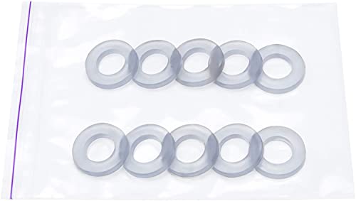 Silicone Washer Gaskets Grommet Eyelet Ring 1/2 inch Garden Hose Gasket 1/2 inch Silicone Washer Seals Washer Hose Gasket Flat Washers Pack of 10 pieces