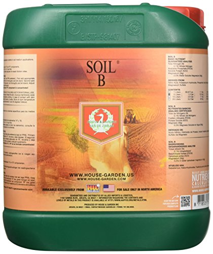 House & Garden Soil Nutrient A and B, 5 L