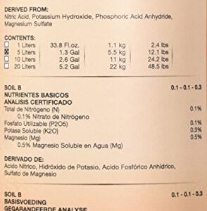 House & Garden Soil Nutrient A and B, 5 L