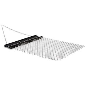 guide gear atv drag harrow chain mat, heavy-duty 4’w x 4.5’l