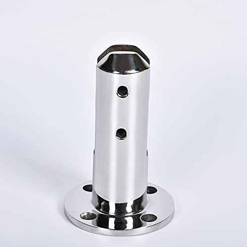 ZLXDP Spigots Stairs Swimming Pool Spigot Glass Balustrade Railing Balcony Home Garden Bathroom Fence Railing Clip Stainless Steel