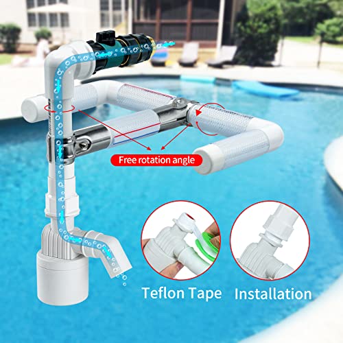 Pool Water Leveler, Briidea Automatical Water Level Controller, Pool Sentry with Two Kinds of 3/4'' Hose Connector for Flow Control, 0-110psi