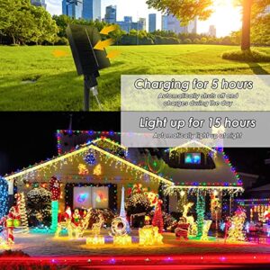 196ft 600 LED Rope Lights Outdoor Waterproof with Remote 60 Meters Solar Powered String Lights 8 Modes Super Long Fairy Light with Timer Solar Tube Lights for Garden Deck Patio Pool Weeding Yard Decor